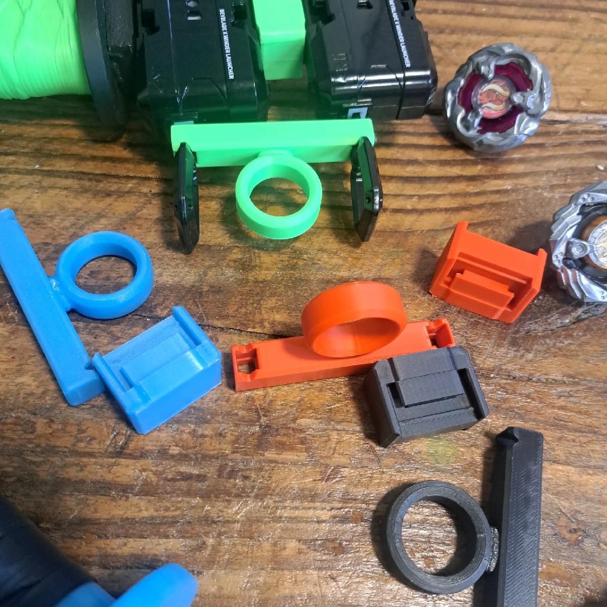 Beyblade X Dual Launcher Adapter and Ripcord Grip – Unclebug's Toychest