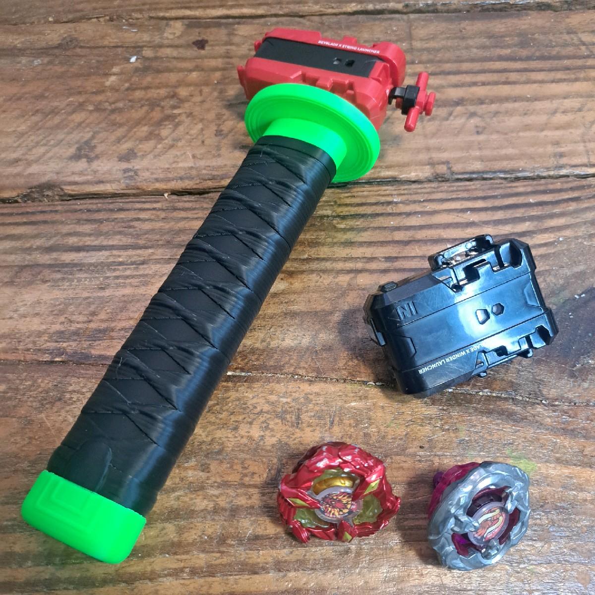 Beyblade X Katana Grip Green and Black – Unclebug's Toychest